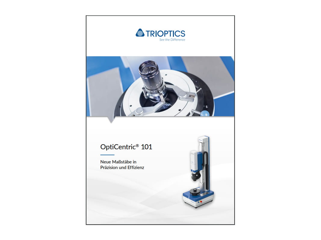 OptiCentric® - Lens centration and alignment | TRIOPTICS